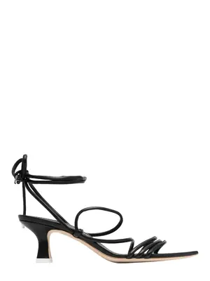 3JUIN Pointed-toe 65mm Sandals - Black