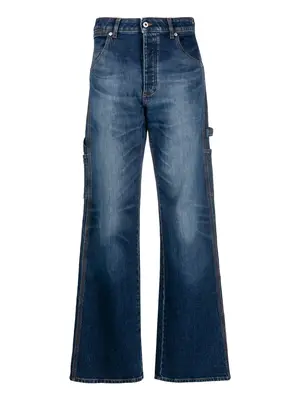 Heron Preston Ex-ray Carpenter Wide-leg Jeans - Blue