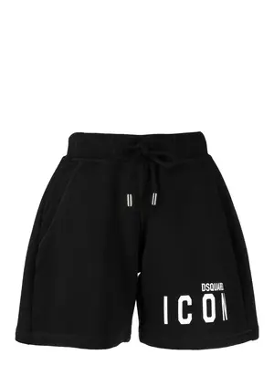 Dsquared2 Logo-print Track Shorts - Black