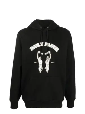 DAILY PAPER Graphic-print Hoodie - Black