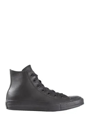 CONVERSE Leather High-top Sneakers - Black