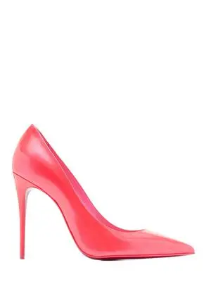 CHRISTIAN LOUBOUTIN Kate 100mm Patent Leather Pumps - Pink