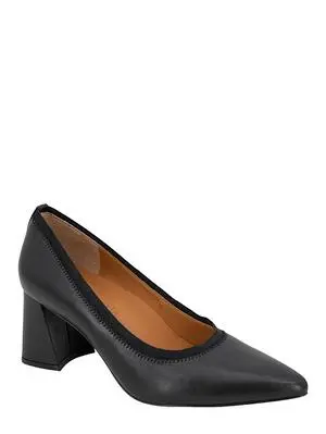 KENNETH COLE Dionne Pointed Toe Slip On Pumps - Black