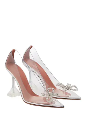 Amina Muaddi Rosie Pvc Pumps - Silver