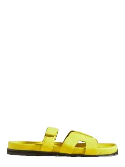BIBI LOU Cutout Slide Sandals Yellow