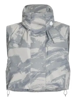 Moncler 4 Hyke Vanilis Cropped Vest - Print