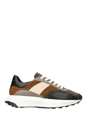 Kurt Geiger Gaspar Lace Up Sneakers - Brown