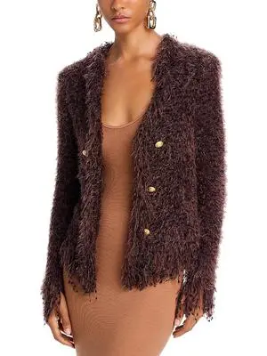 L'Agence L'agence Azure Cardigan Blazer Chocolate