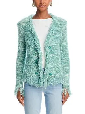 L'Agence L'agence Azure Cardigan Blazer Jade Multi