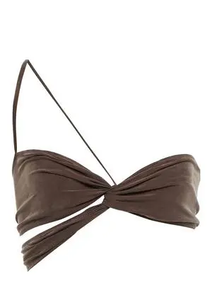 Jacquemus Le Bandeau Espelho Bra Top - Brown