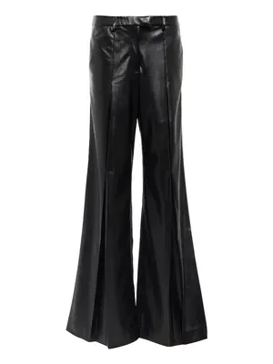 AYA MUSE Vortico Low-rise Wide-leg Pants - Black