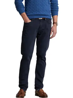 Ralph Lauren Sullivan Slim Knitlike Chino Pant - Aviator Navy