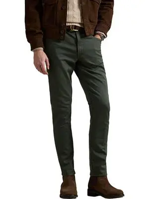 Ralph Lauren Sullivan Slim Knitlike Chino Pant - Line Green