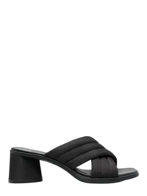 Camper Kiara 60mm Crossover-strap Sandals - Black