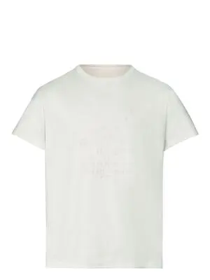 MAISON MARGIELA Numeric Logo-embroidered T-shirt - White