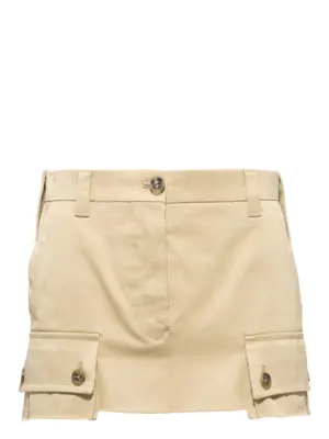 MIU MIU Miu Miu Chino Mini Skirt
