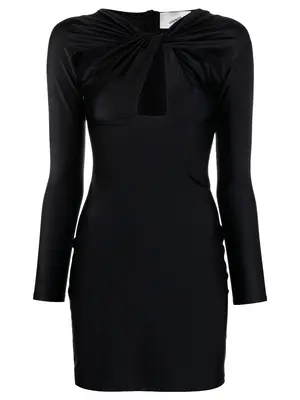 Coperni Cut-out Mini Dress - Black