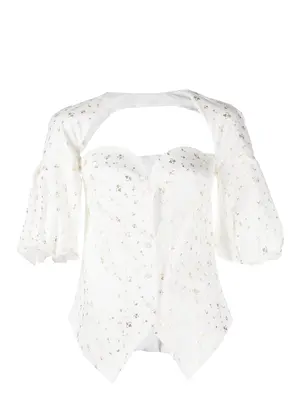 ROSIE ASSOULIN Rosie Assoulin Floral-Print Blouse