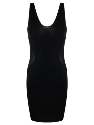 Stella McCartney Scoop-neck Knit Minidress - Black