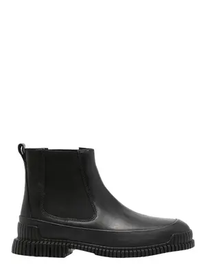 Camper Pix Leather Ankle Boots - Black