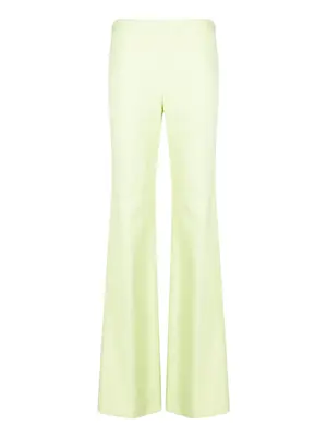 Moschino Flared High-waist Trousers - Green