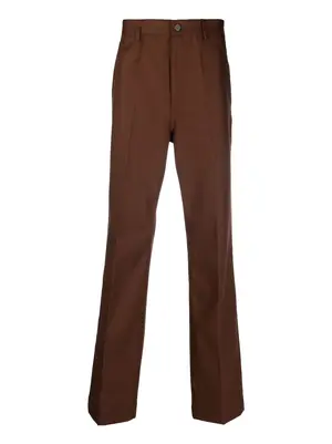 Valentino Garavani Wide-leg Trousers - Brown