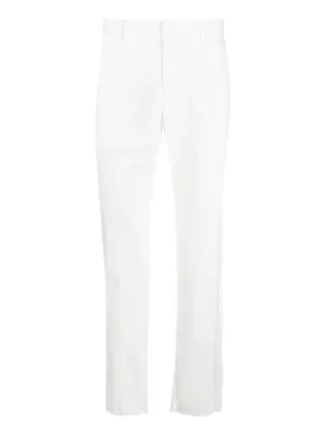 Dolce & Gabbana Logo-tag Tailored Trousers - White