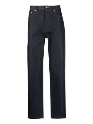 A.p.c. Martin Mid-rise Straight-leg Jeans - Blue