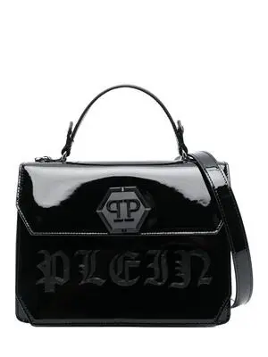 Philipp Plein Patent-leather Tote Bag - Black