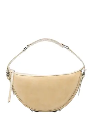 By Far BY FAR Gib Suede Shoulder Bag Neutrals