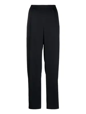 Vince Elasticated-waist Straight-leg Trousers - Black
