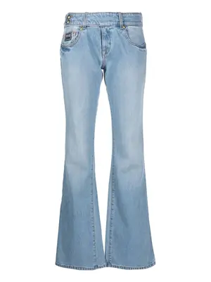 Versace Flared Denim Jeans - Blue