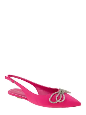 Bcbgmaxazria BCBG Kristin Rhinestone Slingback Mules Passion Pink Neoprene