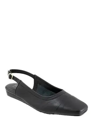 Softwalk SoftWalk® Vittoria Slingback Flat Black