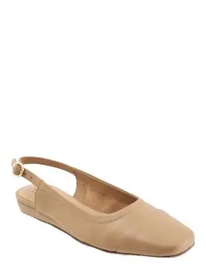 Softwalk SoftWalk® Vittoria Slingback Flat Nude