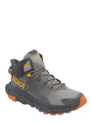 HOKA HOKA Trail Code GTX Hiking Shoe Castlerock/persimmon Orange