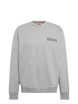Zegna Cotton Sweatshirt - Grey