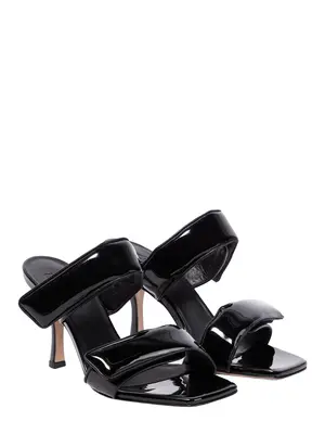 GIA BORGHINI X Pernille Teisbaek Perni 03 Leather Sandals - Black