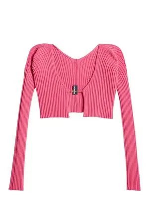Jacquemus La Maille Pralu Cardigan - Pink