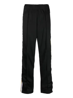 VTMNTS Striped Straight-leg Track Pants - Black
