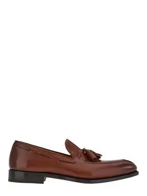 FERRAGAMO Tasselled Leather Loafers - Brown
