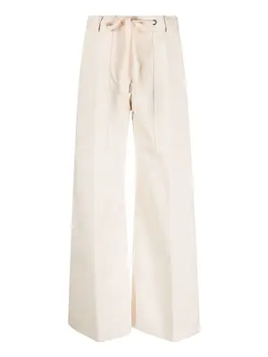 Moncler Wide-leg Trousers - Neutrals