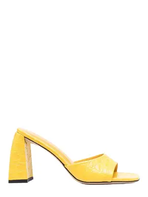 By Far 95mm Romy Sandals - Yellow