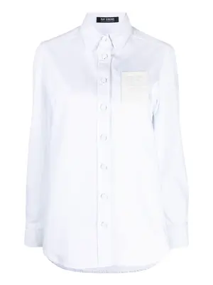 Raf Simons Logo-patch Shirt - White