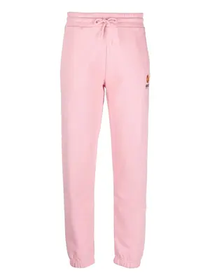 Kenzo Embroidered-logo Track Trousers - Pink