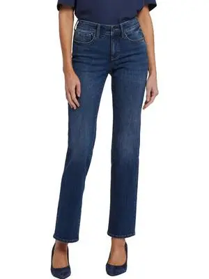 NYDJ Marilyn Cool Embrace Straight Leg Jeans - Rio Rapids