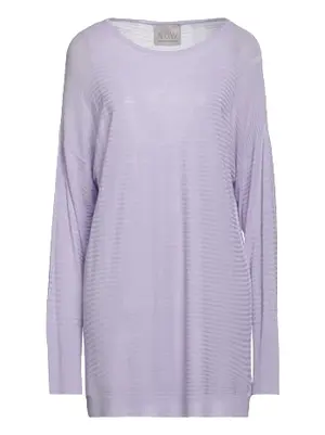 N.O.W. ANDREA ROSATI CASHMERE Marigold Sweater - Purple