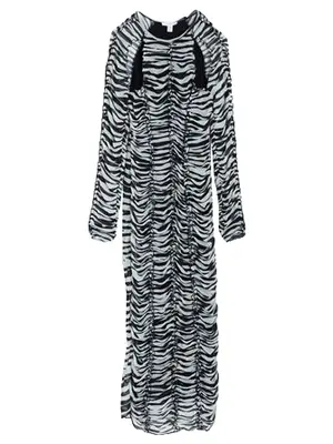 TOPSHOP TOPSHOP Zebra-Print Tulle Maxi Dress
