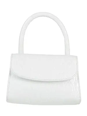By Far Cow Leather Handbag - White