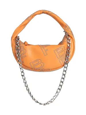 By Far Handbag Lambskin Hobo Bag - Mandarin